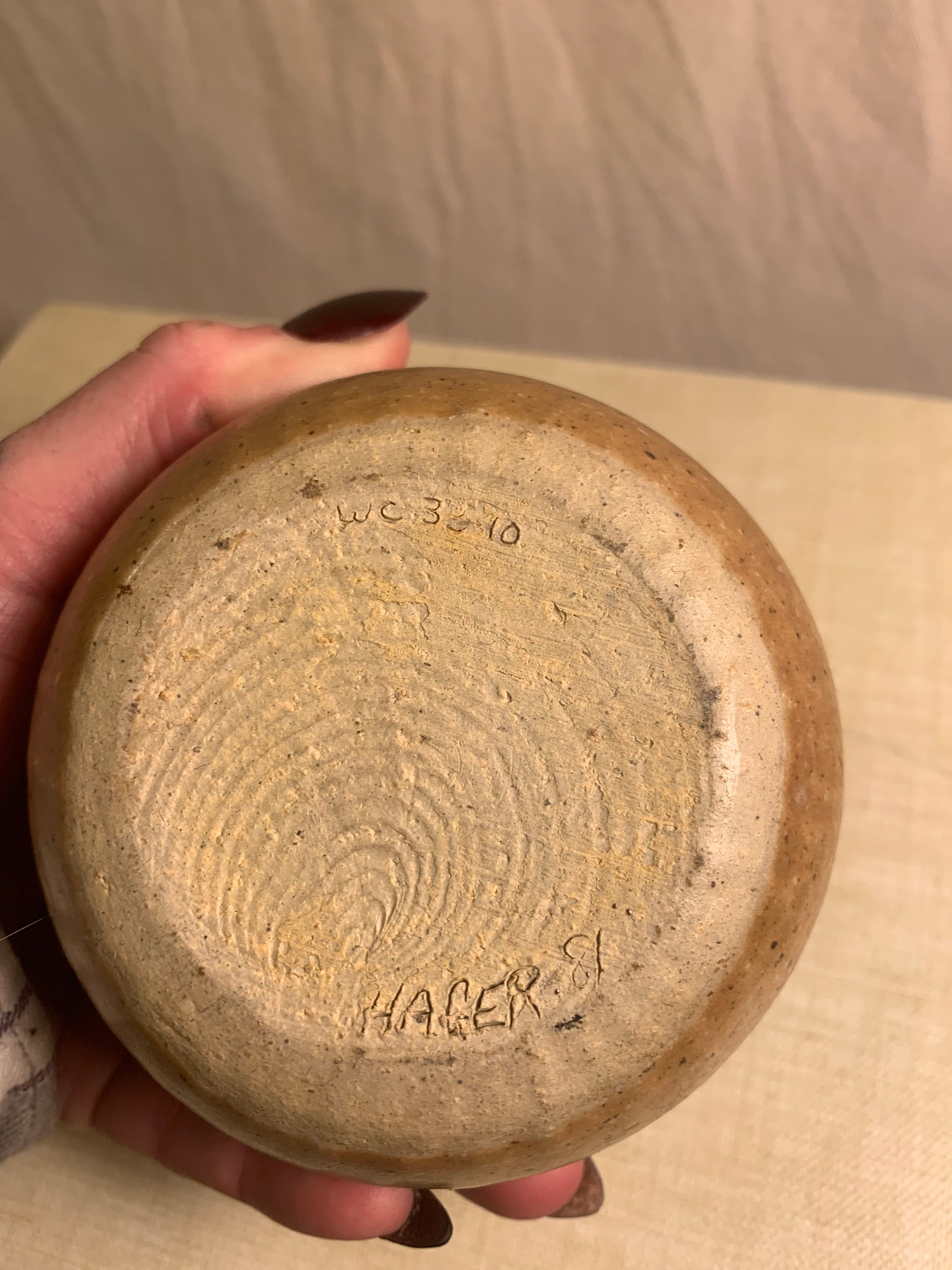 Vintage Signed Studio Pottery Vase Vessel - Etsy