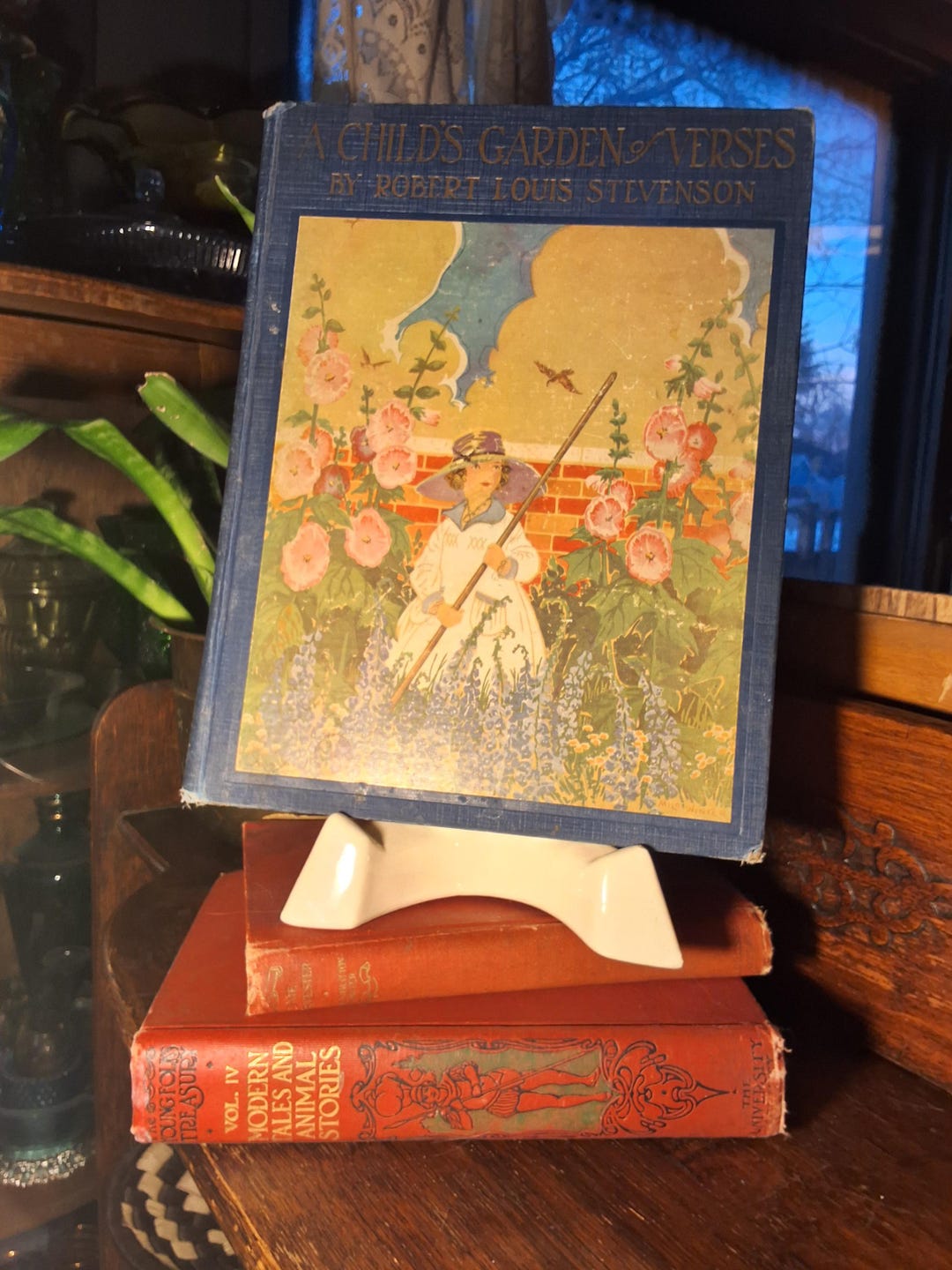 Antique A Child's Garden of Verses 1930 Edition Illustrated by Ruth ...