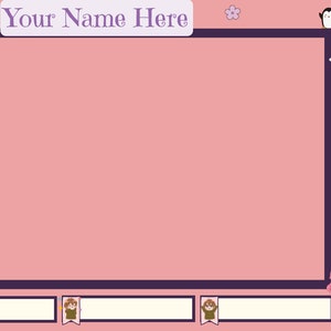 Cute Overload Kawaii Live Stream Layout With Cats, Cute Kids, Penguins ...