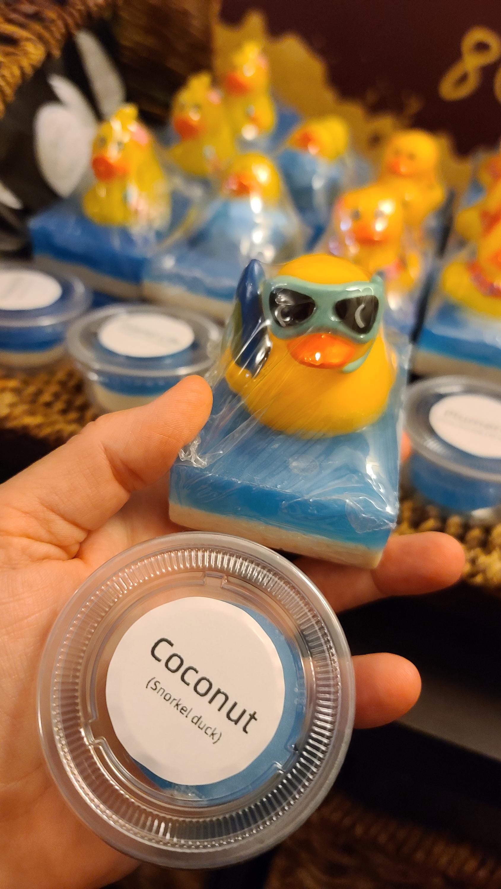 Scrub-a-dub~ Goat's Milk & Clear Soap Rubber Duck Soap Bar - Etsy