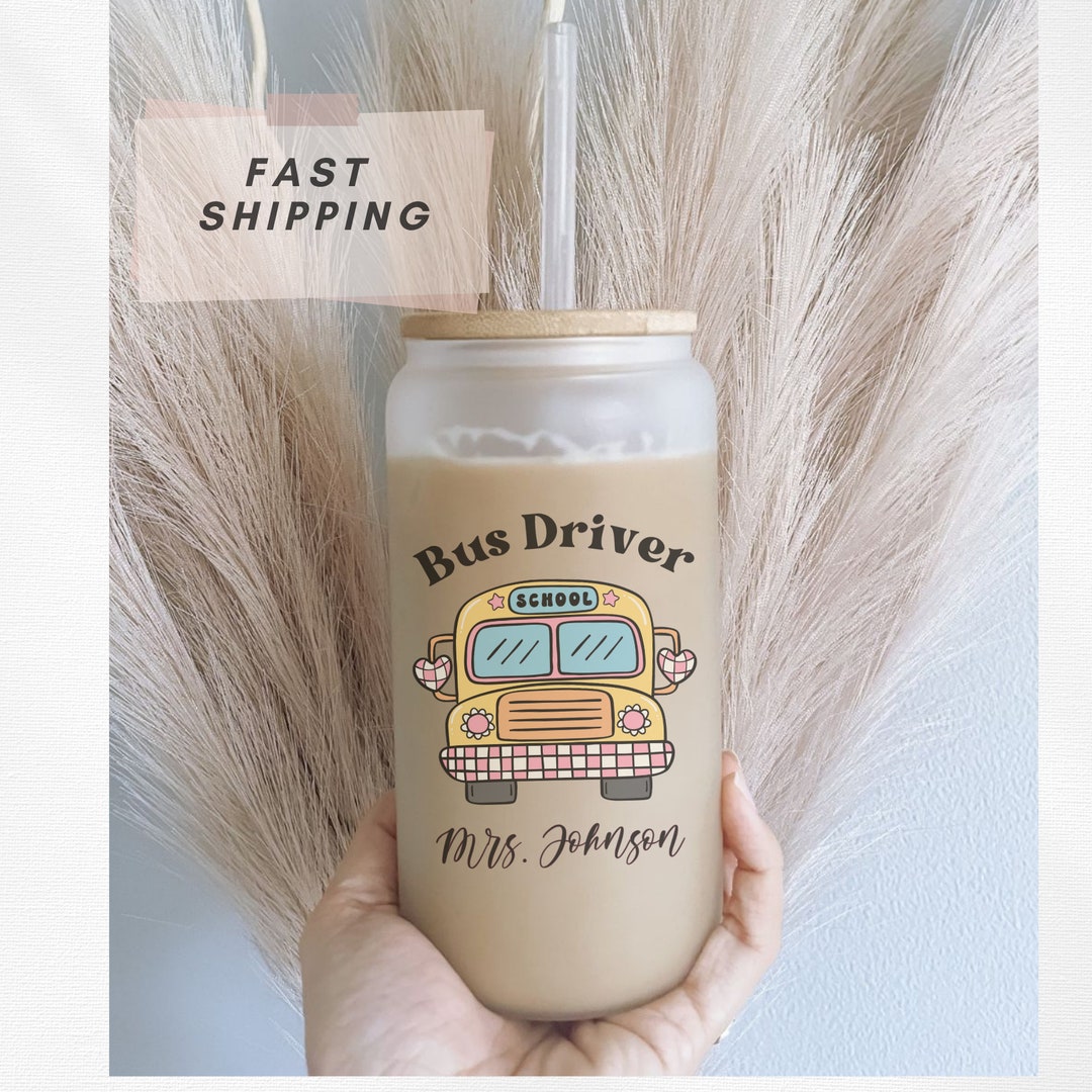 Bus Driver Iced Coffee Cup Back to School Gift From Student Team ...