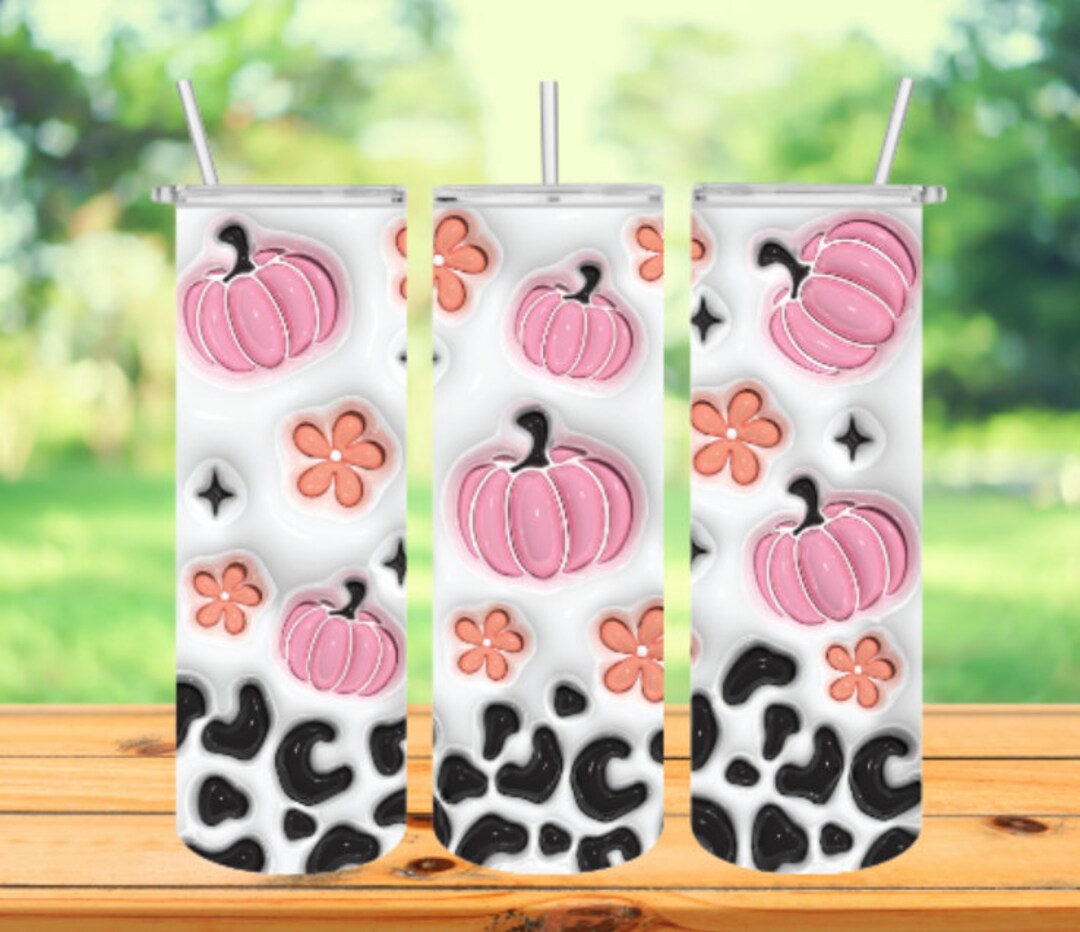Pumpkins Leopard - 3D Inflated Puff - Etsy