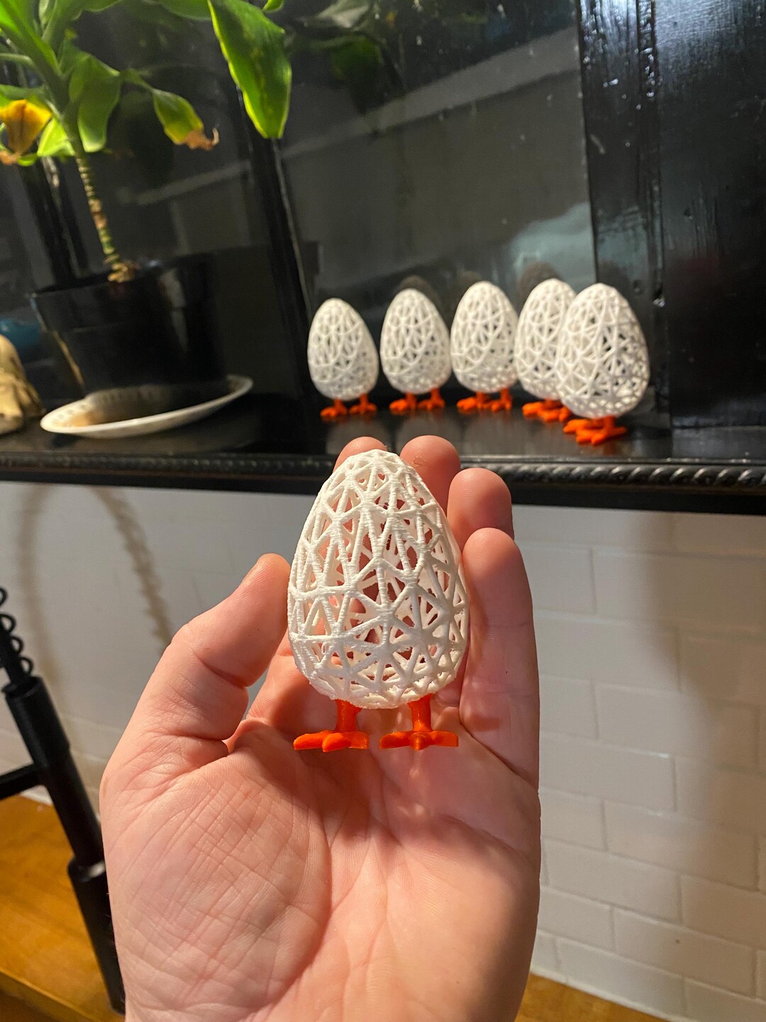 Whimsical 3D Printed Egg With Legs // Eye-catching Decor // Half-dozen ...