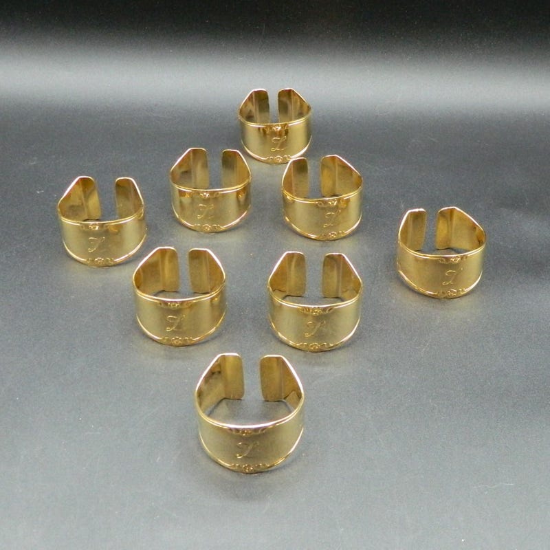 Gold Napkin Ring - Etsy
