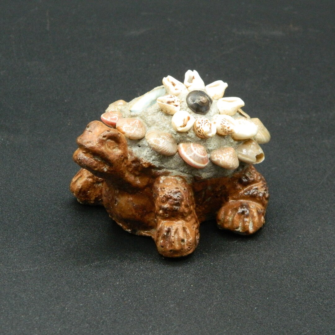 Turtle Shell Art Decorated Concrete - Etsy