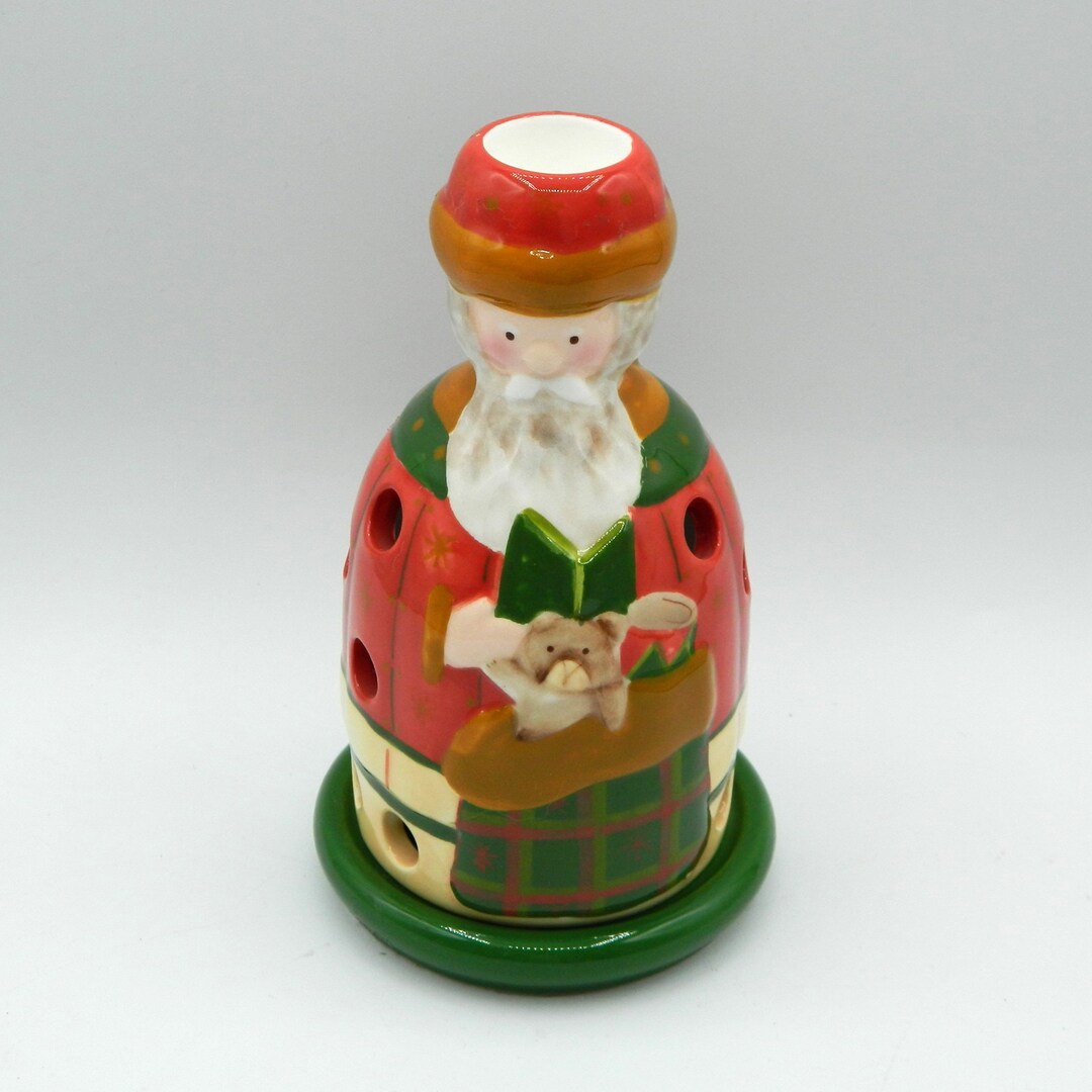 Villeroy & Boch Tartan Christmas Story Santa Tealight Candleholder - Etsy