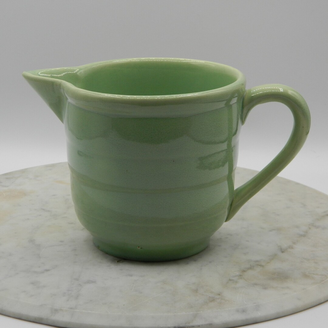 Bauer Ringware Mint Green Pitcher/jug 1950's - Etsy