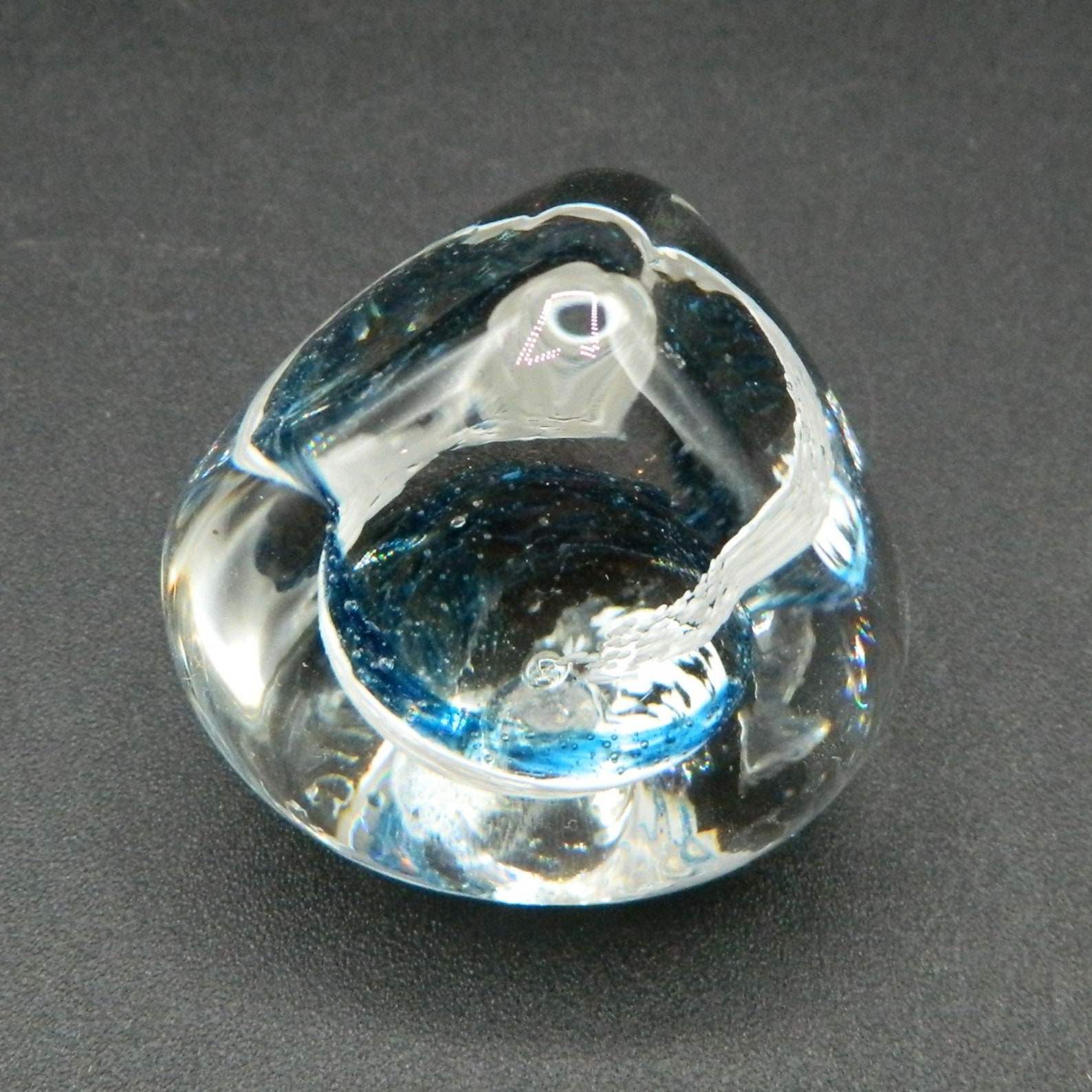 Channel Island Glass Pyramid Shaped Art Glass Paperweight - Etsy