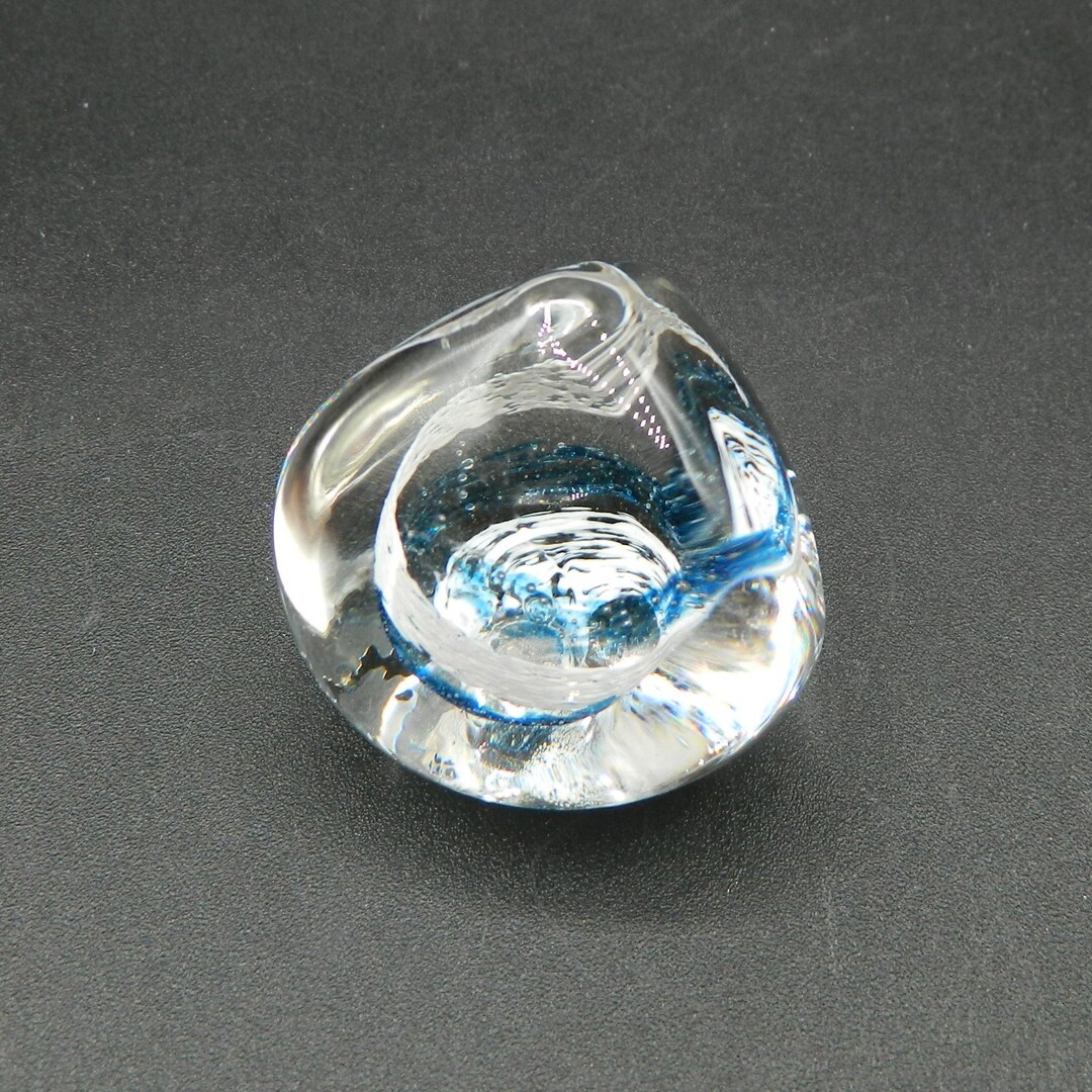 Channel Island Glass Pyramid Shaped Art Glass Paperweight - Etsy