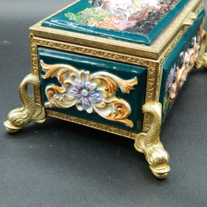 Capodimonte Reuge Italian Music Box Plays Eidelweiss - Etsy