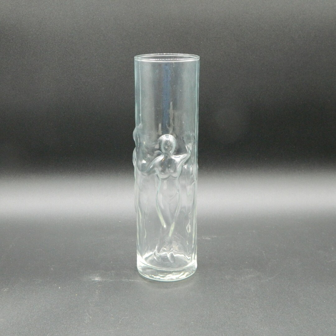 Libbey La Femme Dancing Nudes Glass 8.75h 1970's - Etsy