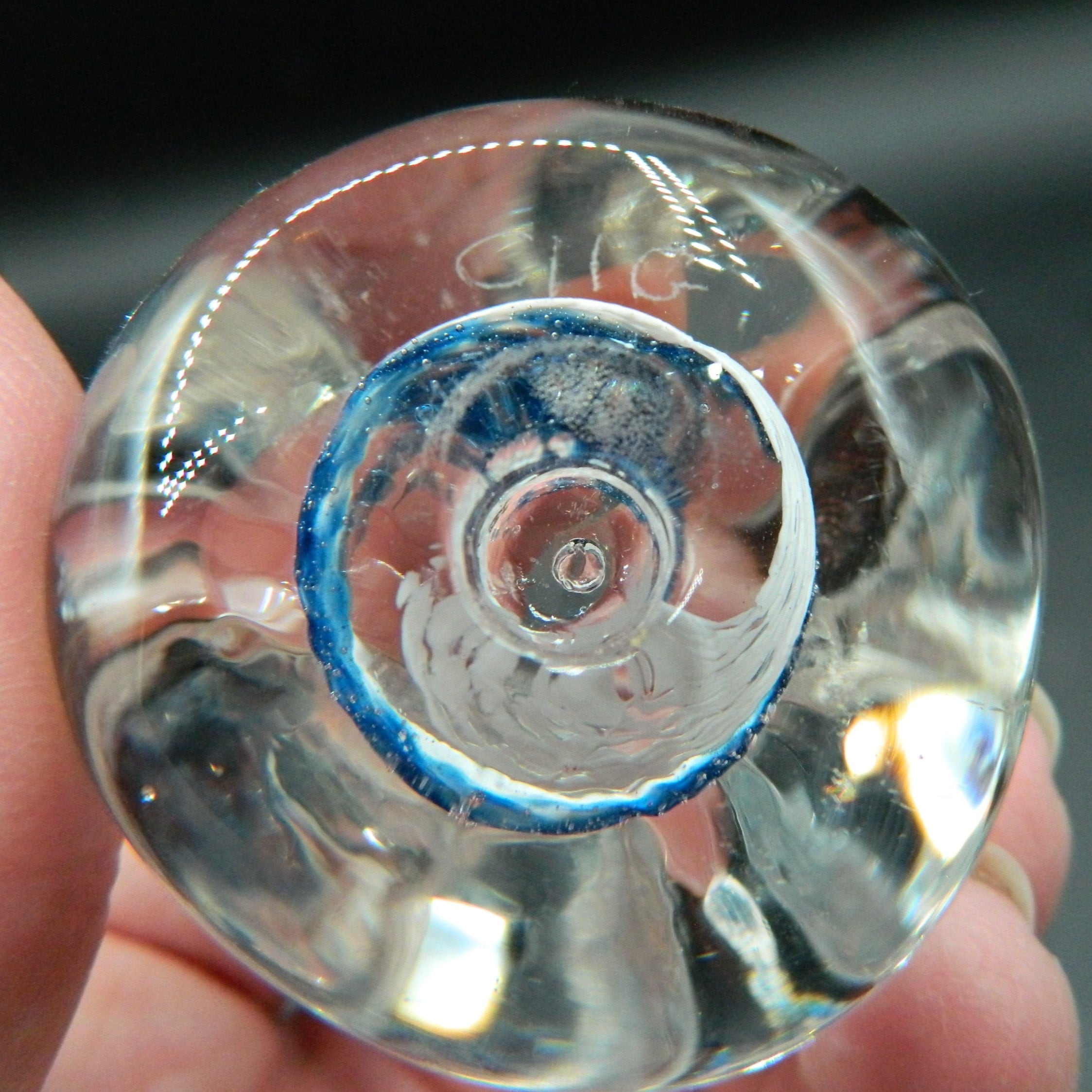 Channel Island Glass Pyramid Shaped Art Glass Paperweight - Etsy