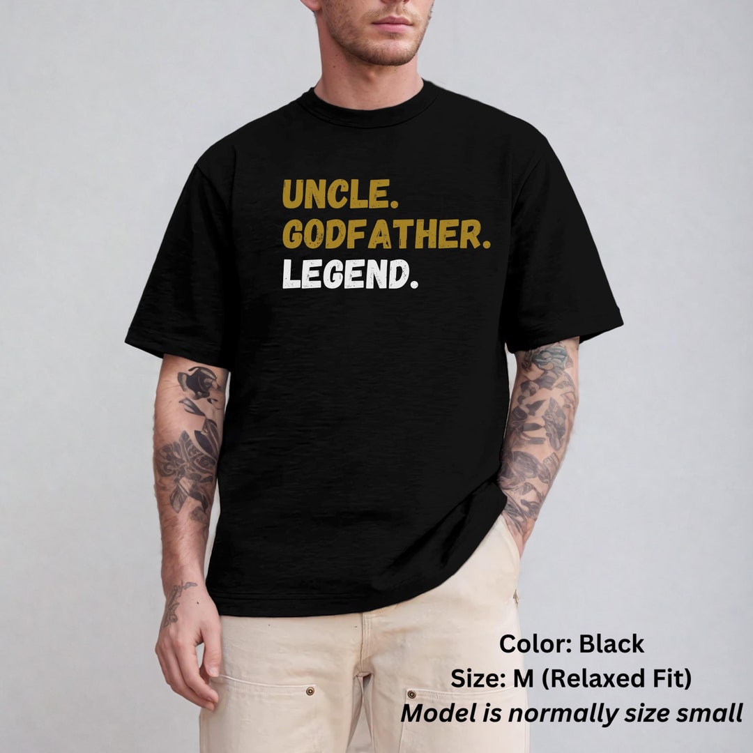 Godfather Tshirt, Uncle Godfather Legend Shirt, Godfather Shirt, Uncle ...