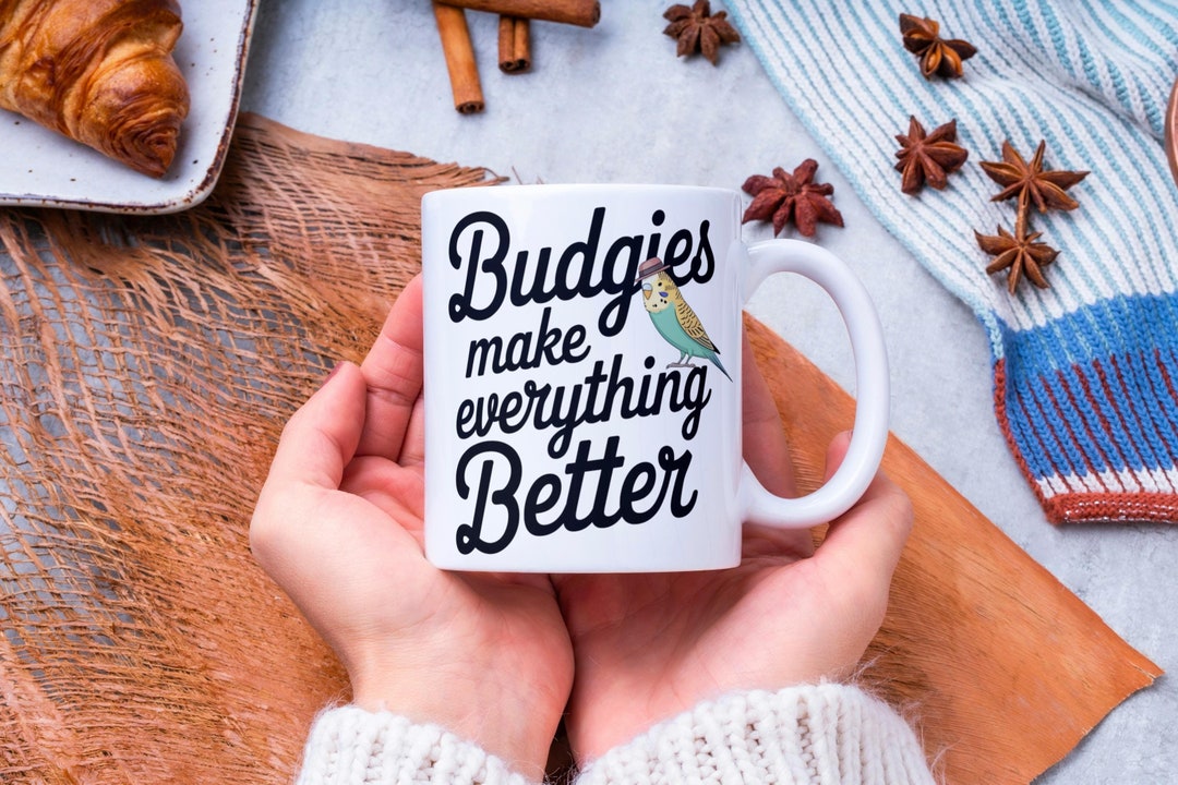 Budgie Mug, Budgie Gifts, Budgie Mum, Bird Lover, Budgie Lover Gift ...