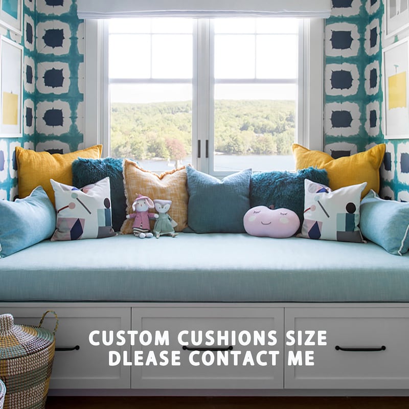 Blue Sofa Cushions - Etsy