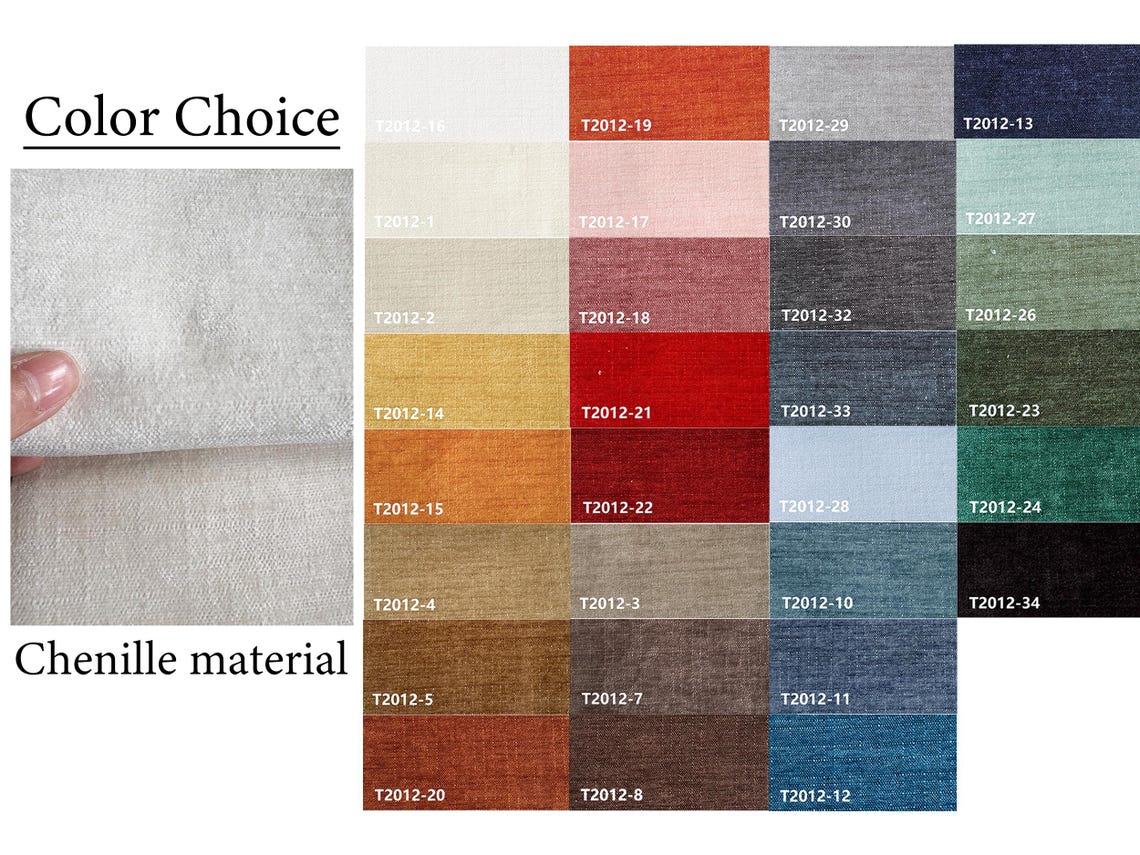 Chenille Fabric Samples, Comfortable Fabrics, Suitable for Making ...