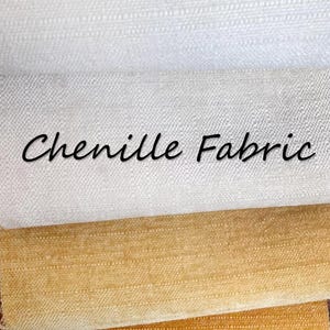 Chenille Fabric Samples, Comfortable Fabrics, Suitable for Making ...