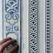 Blue Embroidery Trim Geometric Pattern Trim Curtain Trim - Etsy