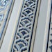 Blue Embroidery Trim Geometric Pattern Trim Curtain Trim - Etsy