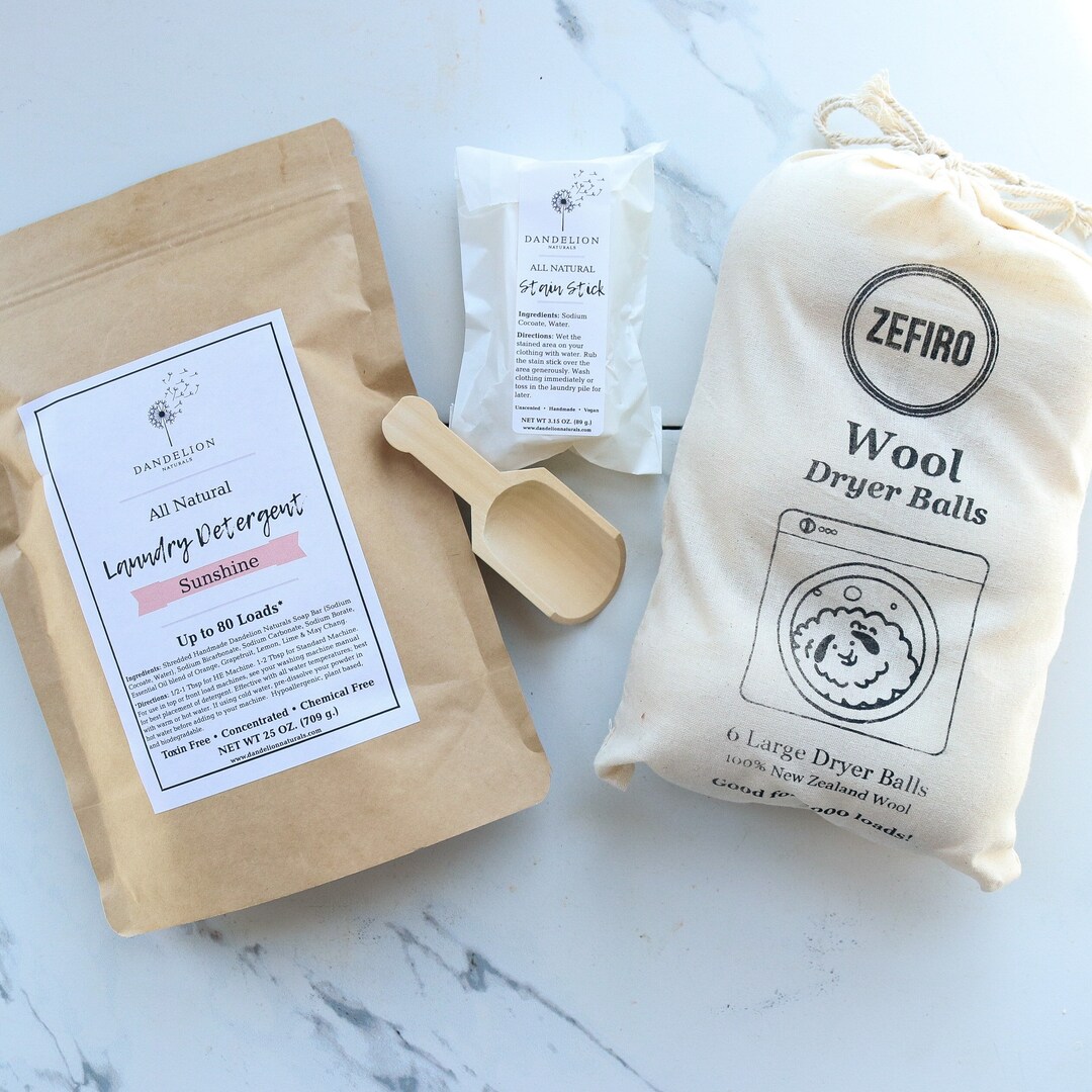 All Natural Laundry Detergent | Wool Dryer Balls | Laundry Detergent ...