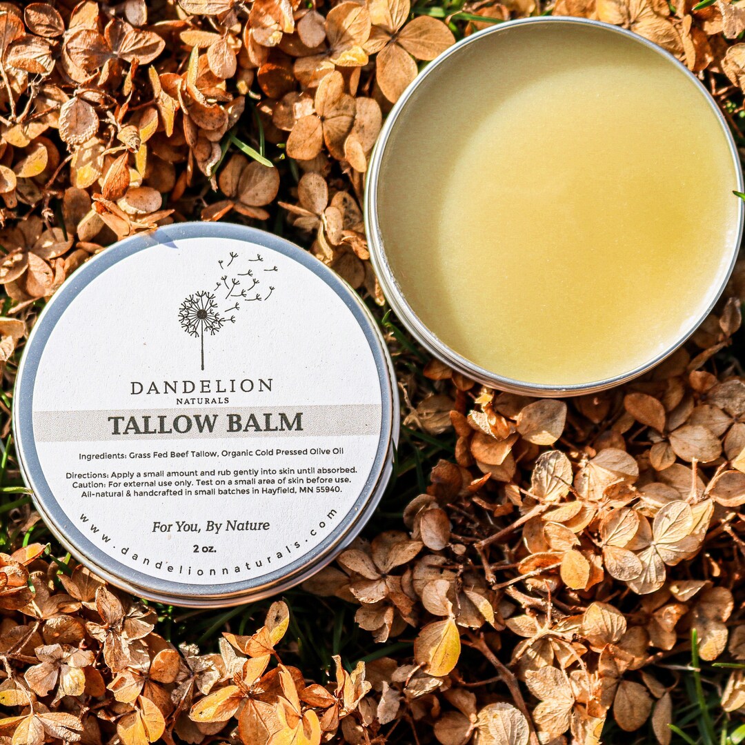 Bare Unscented Tallow Balm Lip Balm Hand Cream Body - Etsy