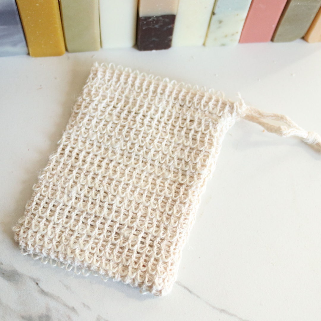 Bar Soap Bag | Soap Saver | Sisal Soap Saver Bag | Bar Soap Holder ...