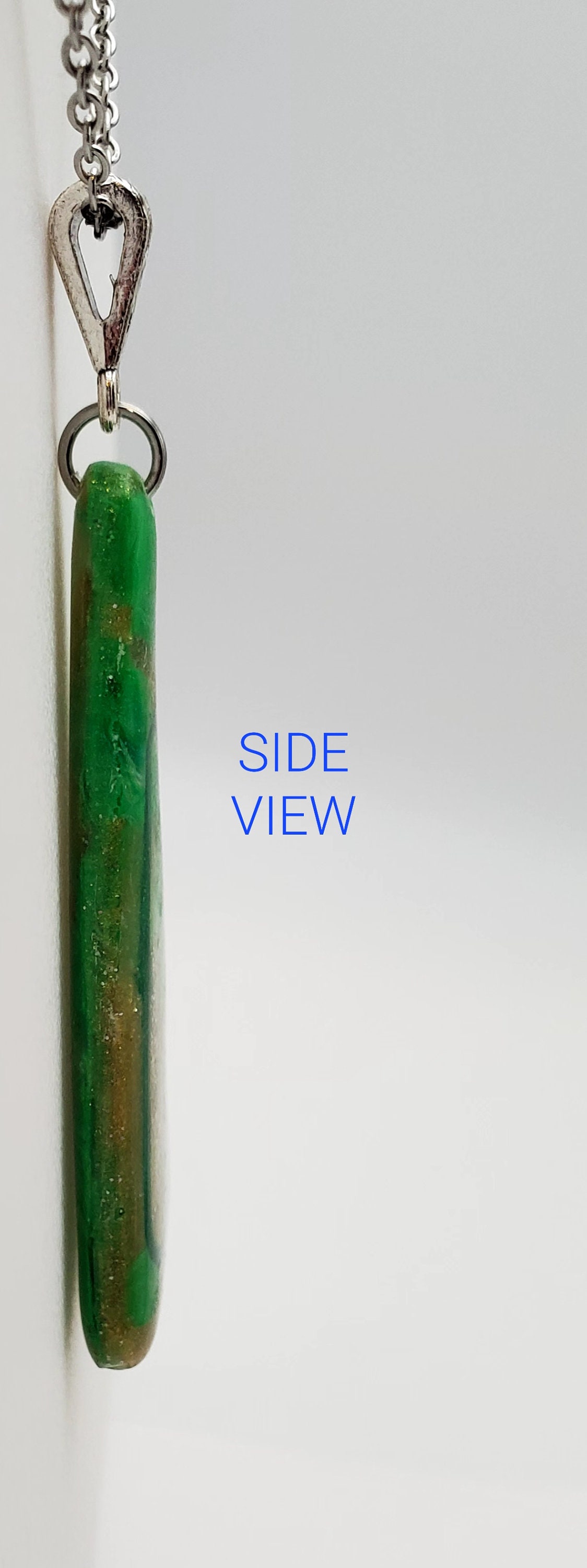 Long Triangle in Shades of Green - Etsy