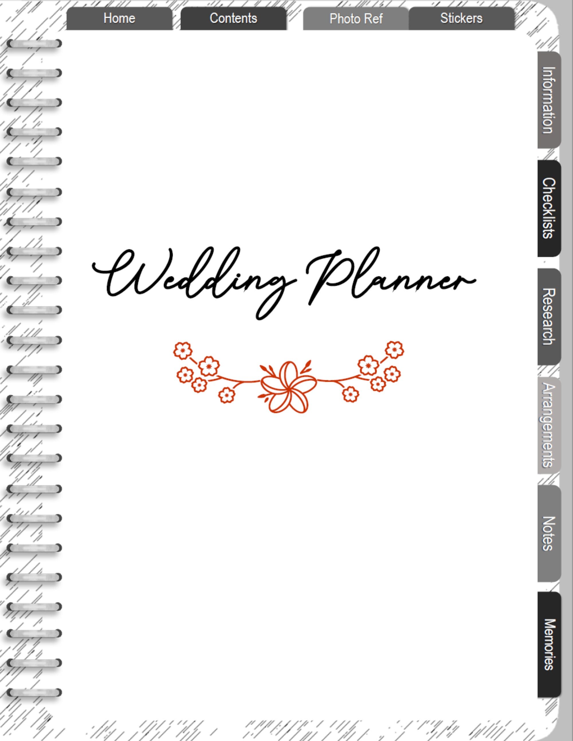Ultimate Digital Wedding Planner - Goodnotes Download Template ...