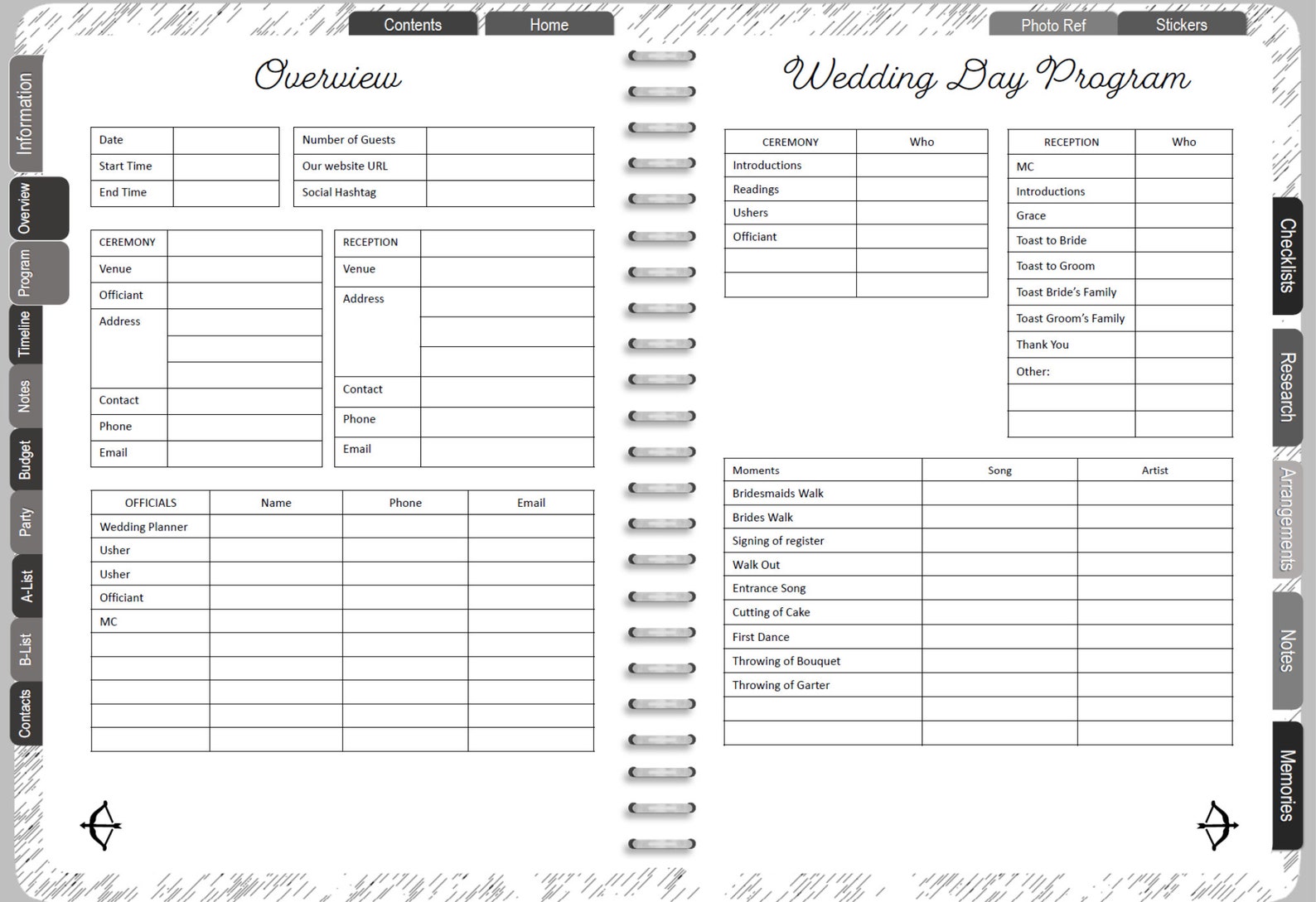 Ultimate Digital Wedding Planner - Goodnotes Download Template ...