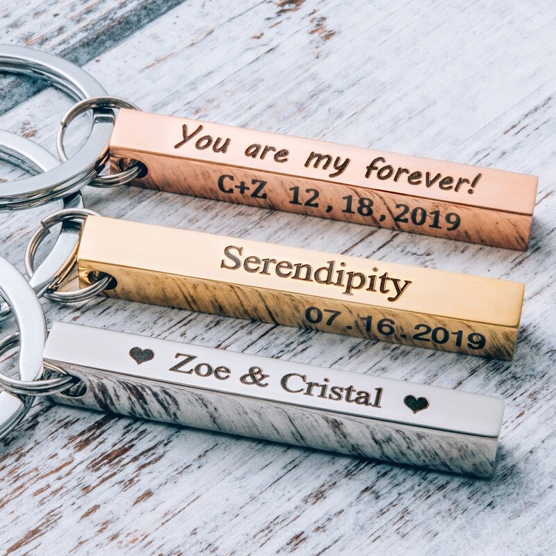 Personalized Keychain - Etsy