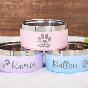 Custom Dog Bowl,personalized Dog Food Bowl With Name,dog Food/water ...