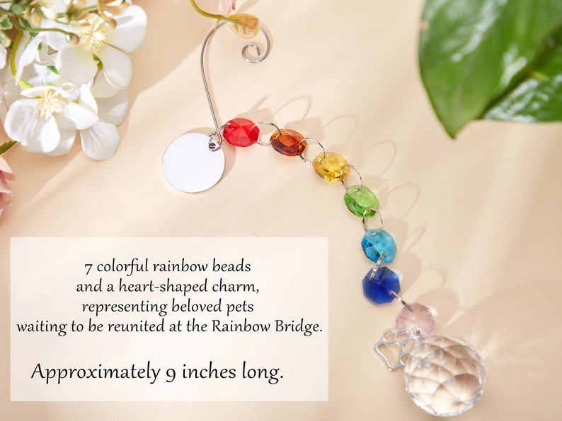 Rainbow Bridge Pet Personalized,sun Catcher,pet Memorial Gift ...
