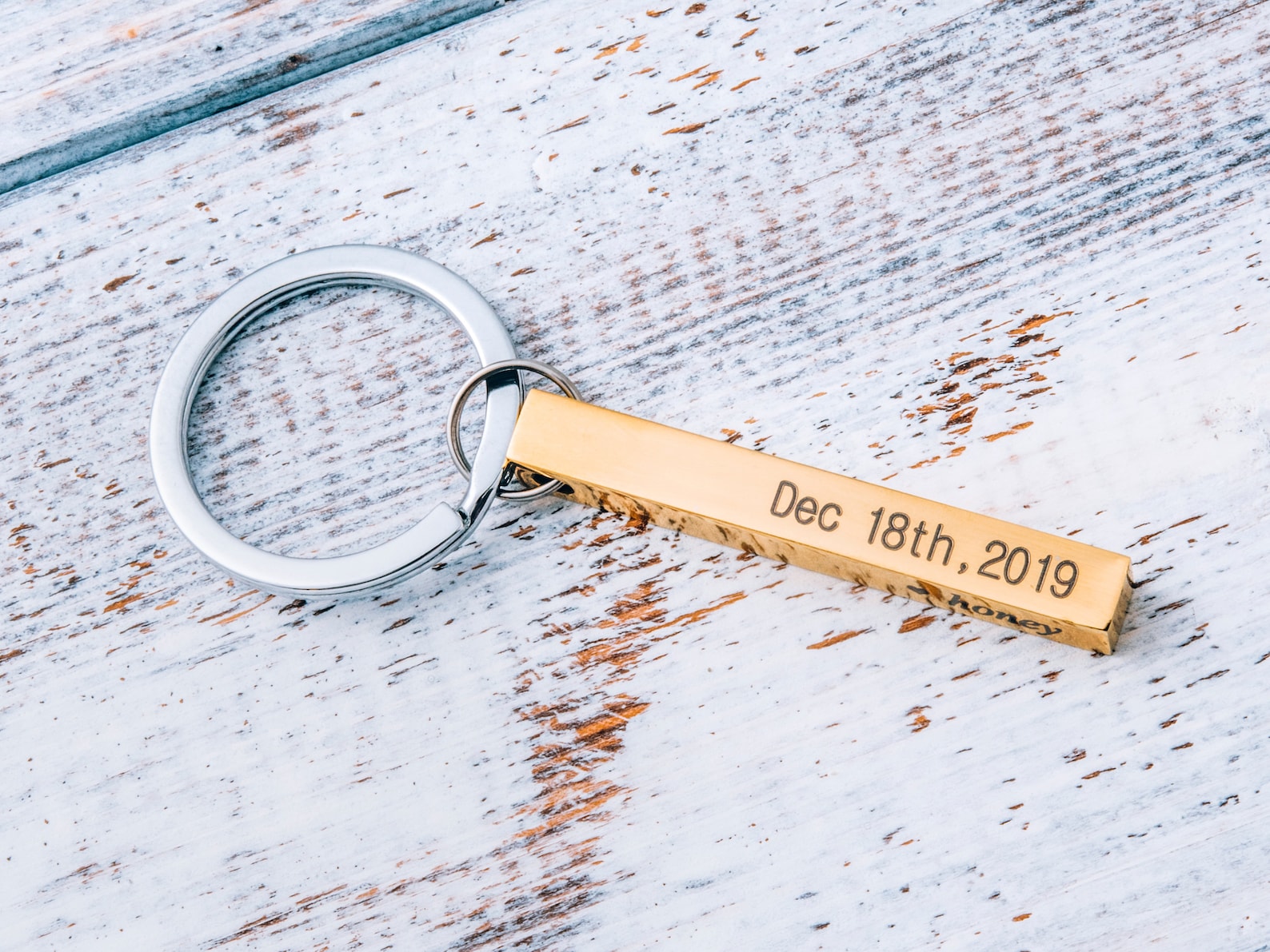 Personalized Keychain Metal Engraved Keychain Engraved Key Fob - Etsy