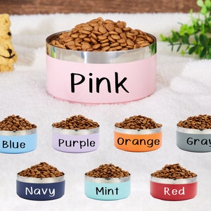 Custom Dog Bowl,personalized Dog Food Bowl With Name,dog Food/water ...