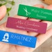 Personalized Name Tag Badge Holder,wearable Magnetic Name Tags for ...