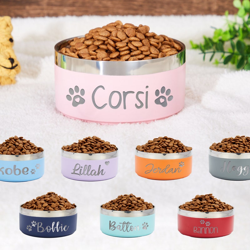 Custom Dog Bowls - Etsy