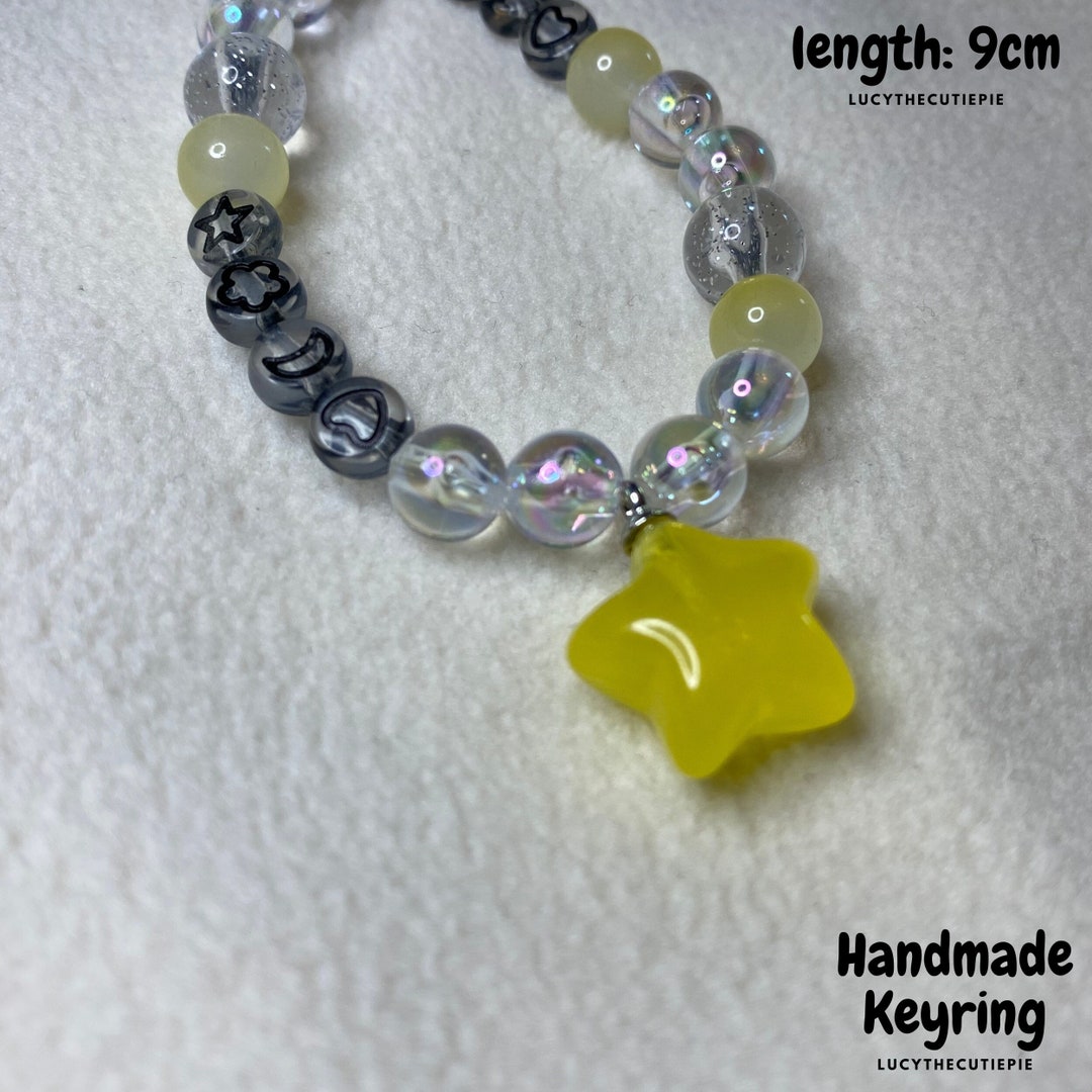 Yellow Star Keyring Keychain Korean Style Gifts for Everyone Phone ...