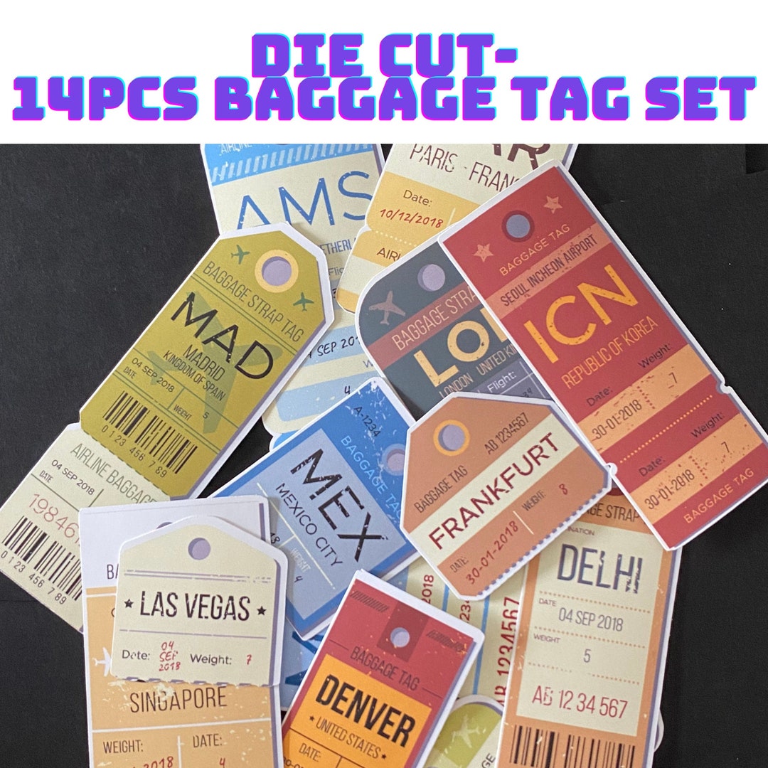 Waterproof Stickers | Baggage Tags | Country Stickers | Retro Stickers ...