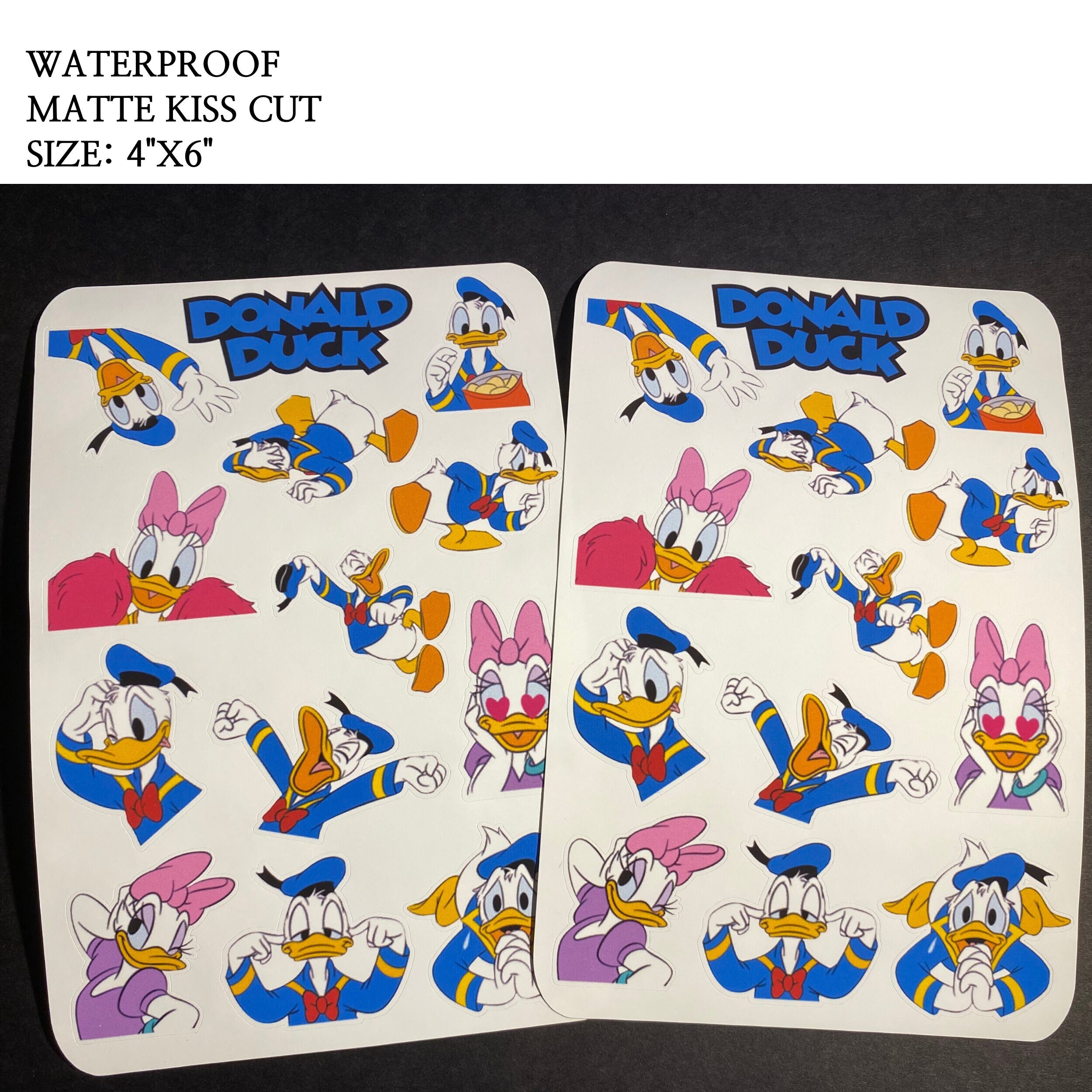 Donald Duck Daisy Duck Disney Waterproof Stickers Gifts Laptop Decal - Etsy