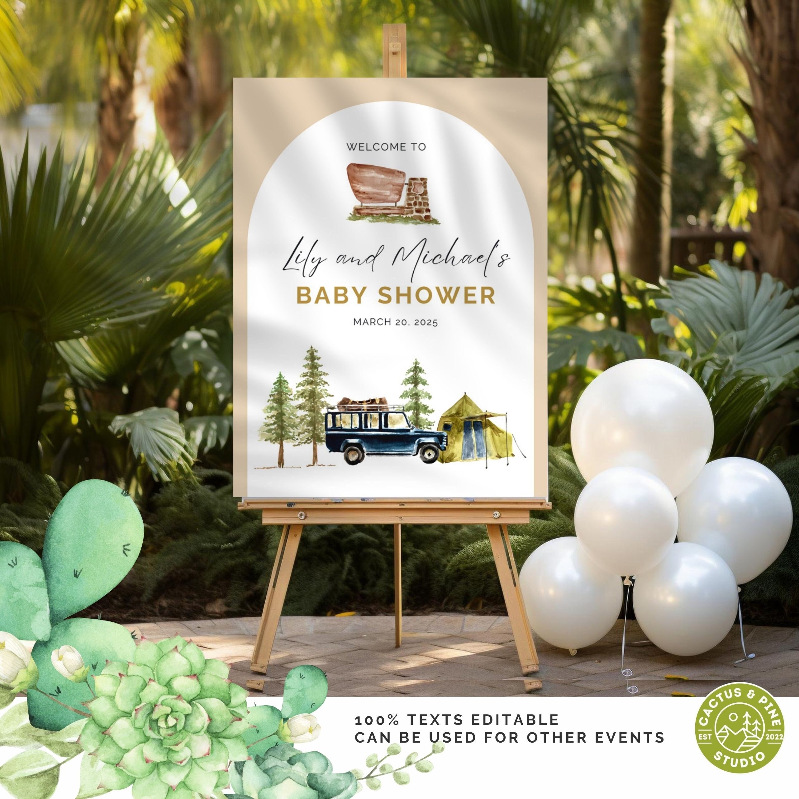 National Park Theme Party Invitation Bundle - Etsy