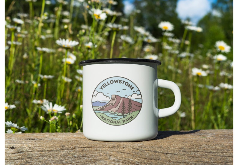 Yellowstone National Park Badge PNG PDF Digital Illustration Only No ...