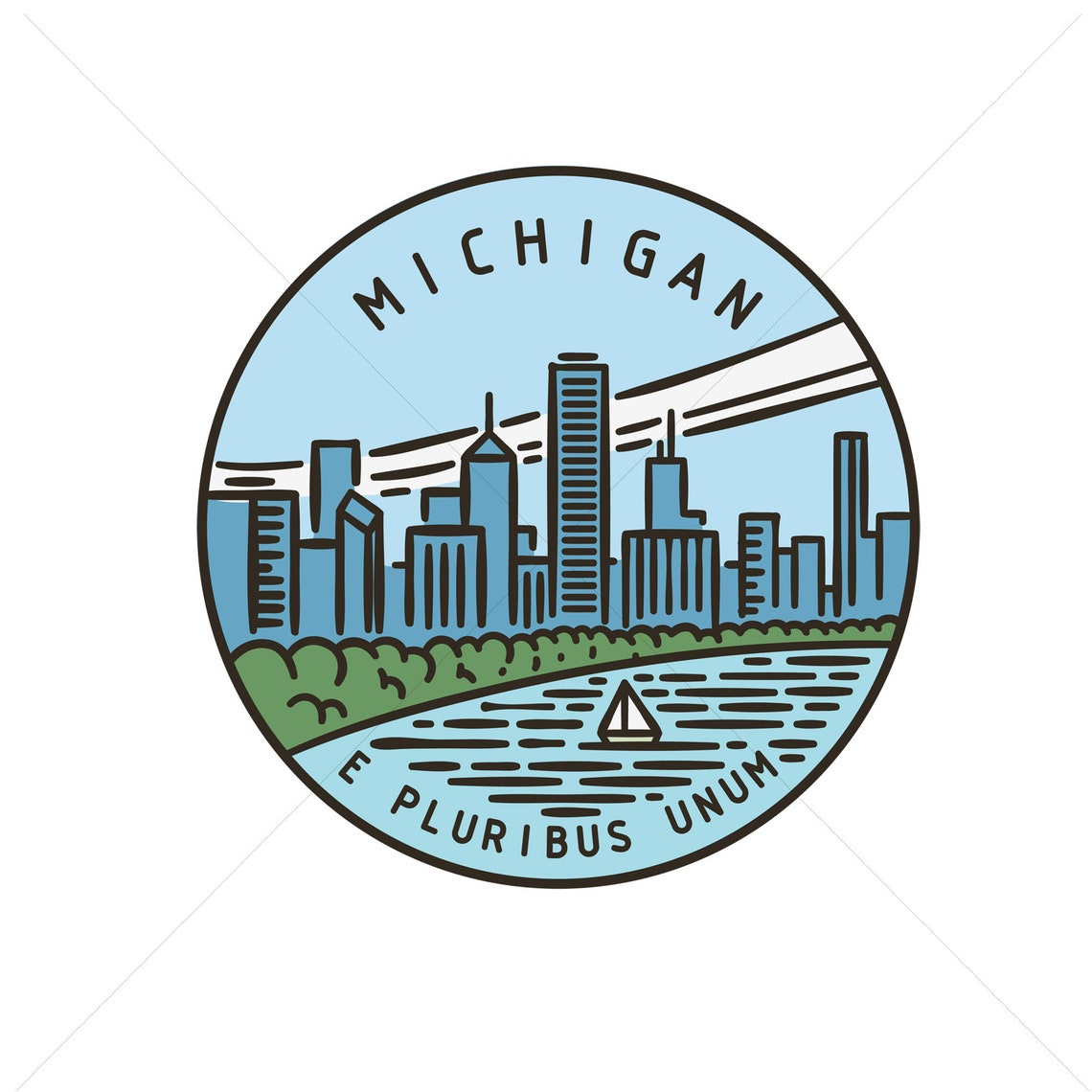 Michigan Logo Png Svg Format, Pennsylvania Digital Download ...