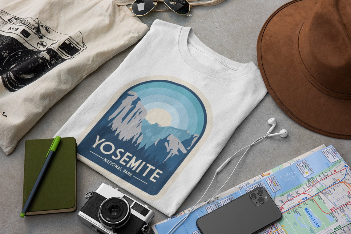 Yosemite National Park Badge SVG PNG PDF Graphics Digital - Etsy