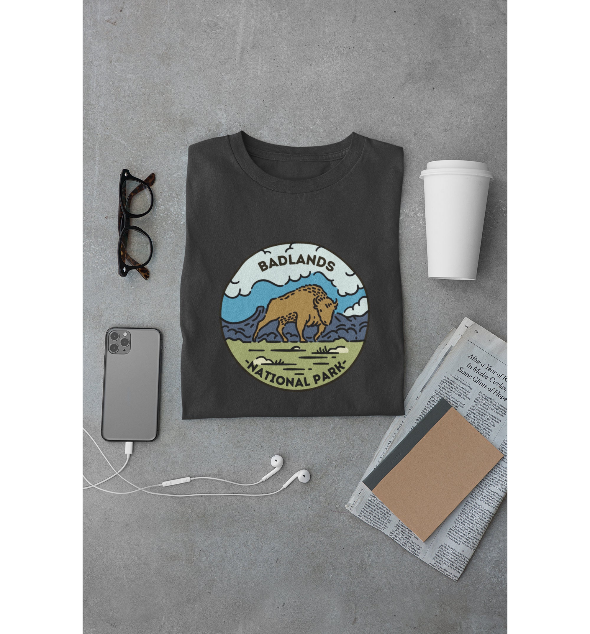 Badlands National Park SVG PNG PDF Digital Illustration Only No ...
