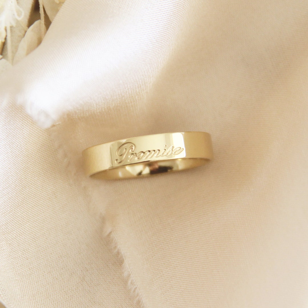 Promise Band Ring, Promise Purity Ring, Christ Ring, Christian Jewelry ...