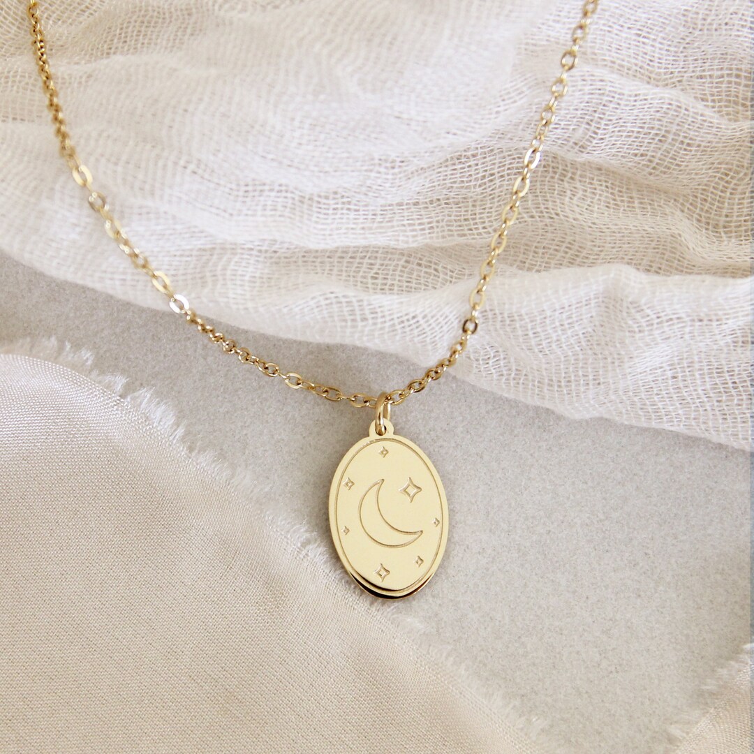 Psalms 8 Necklace, Moon and the Stars Necklace, Christian Jewelry Gift ...