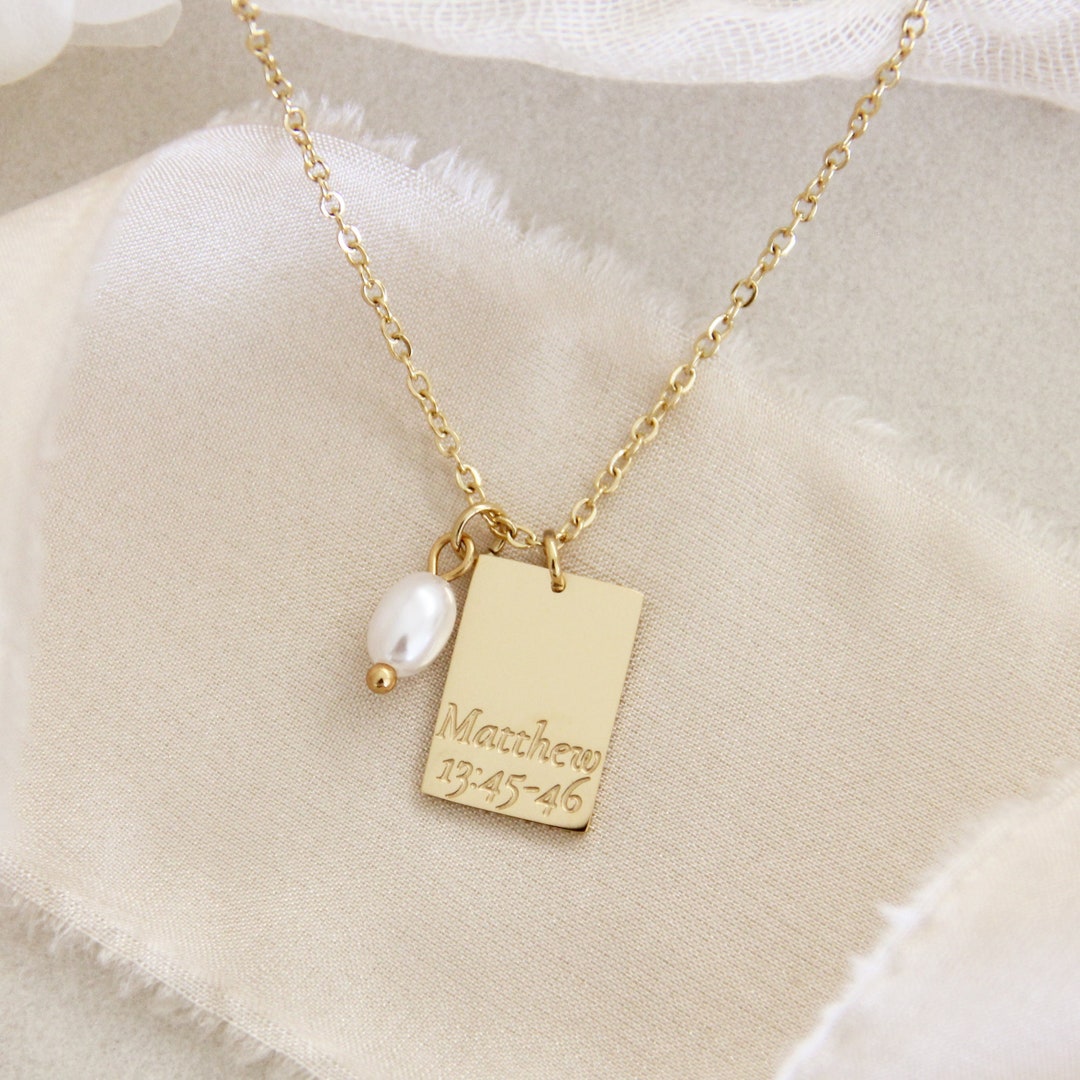 Parable of the Pearl of Great Price Necklace, Christian Necklace ...