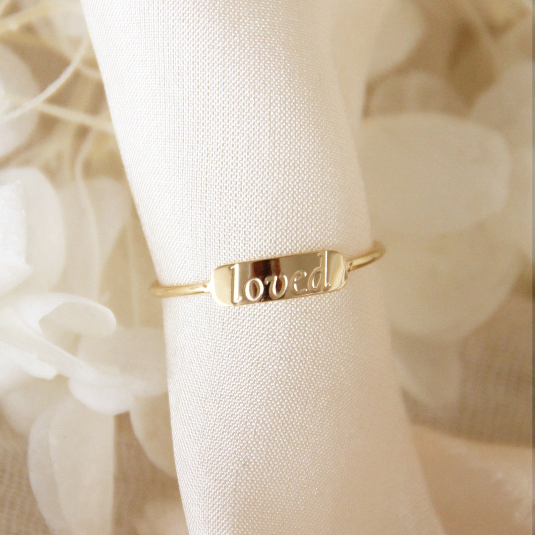 Loved Ring, John 3:16, Child of God Ring, Christian Jewelry Gift ...
