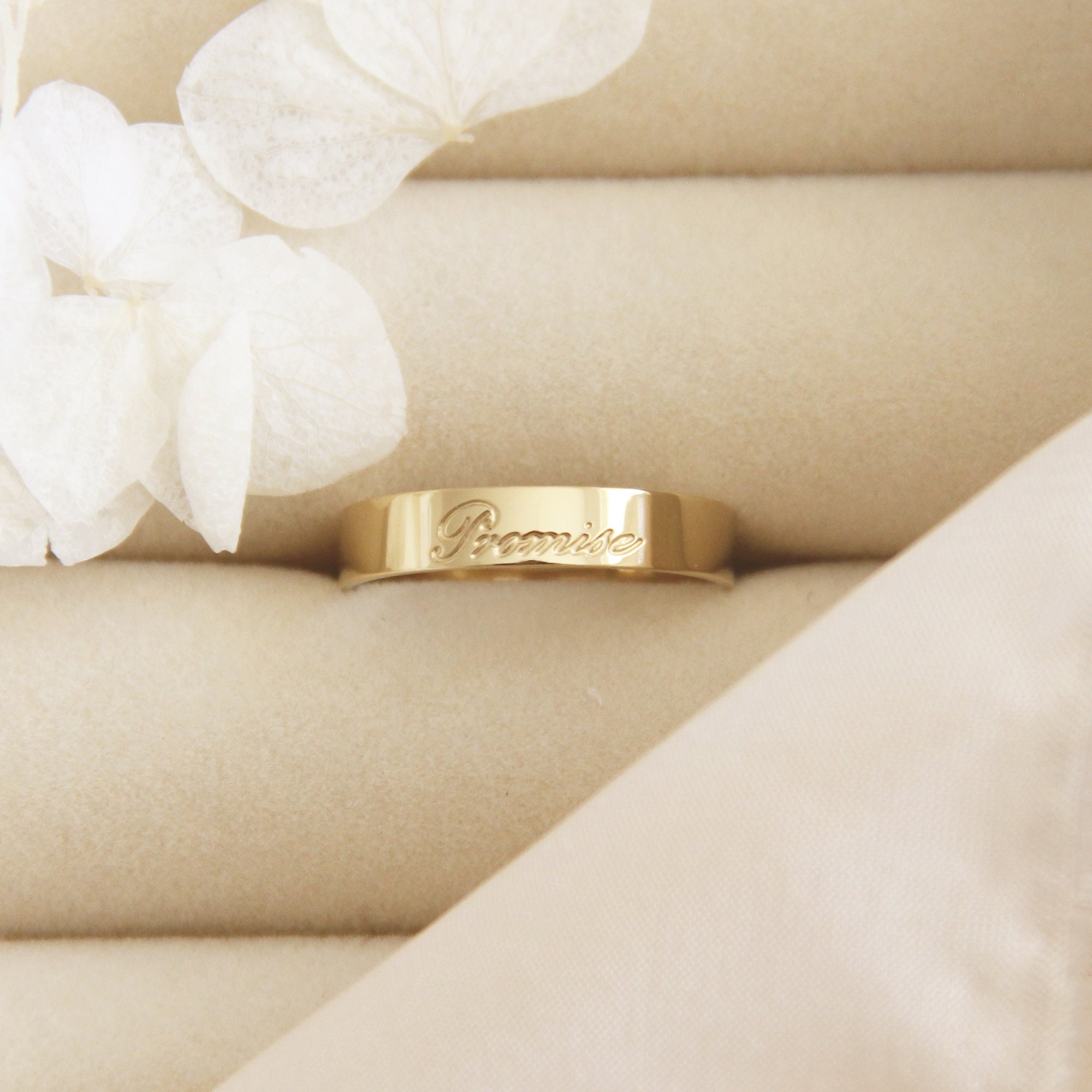 Chosen, Beloved, Promise, in Christ, Band Ring, Christian Jewelry Gift ...