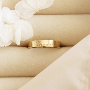 Promise Band Ring, Promise Purity Ring, Christ Ring, Christian Jewelry ...
